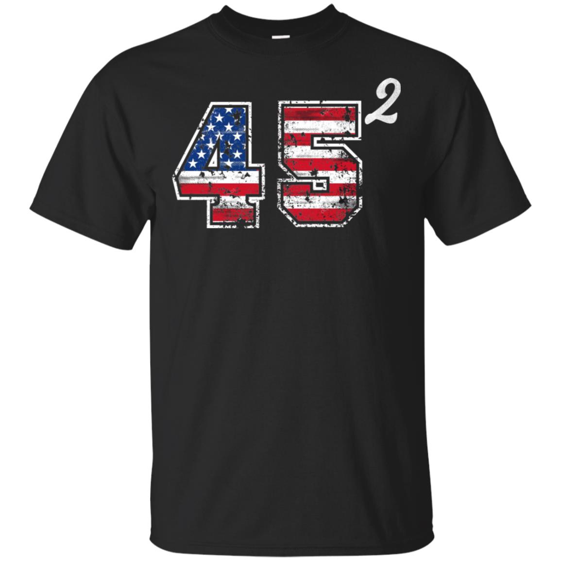 Vote Trump Again 2020 - 45 2 Square - Trump Supporter T-shirt - V-neck ...