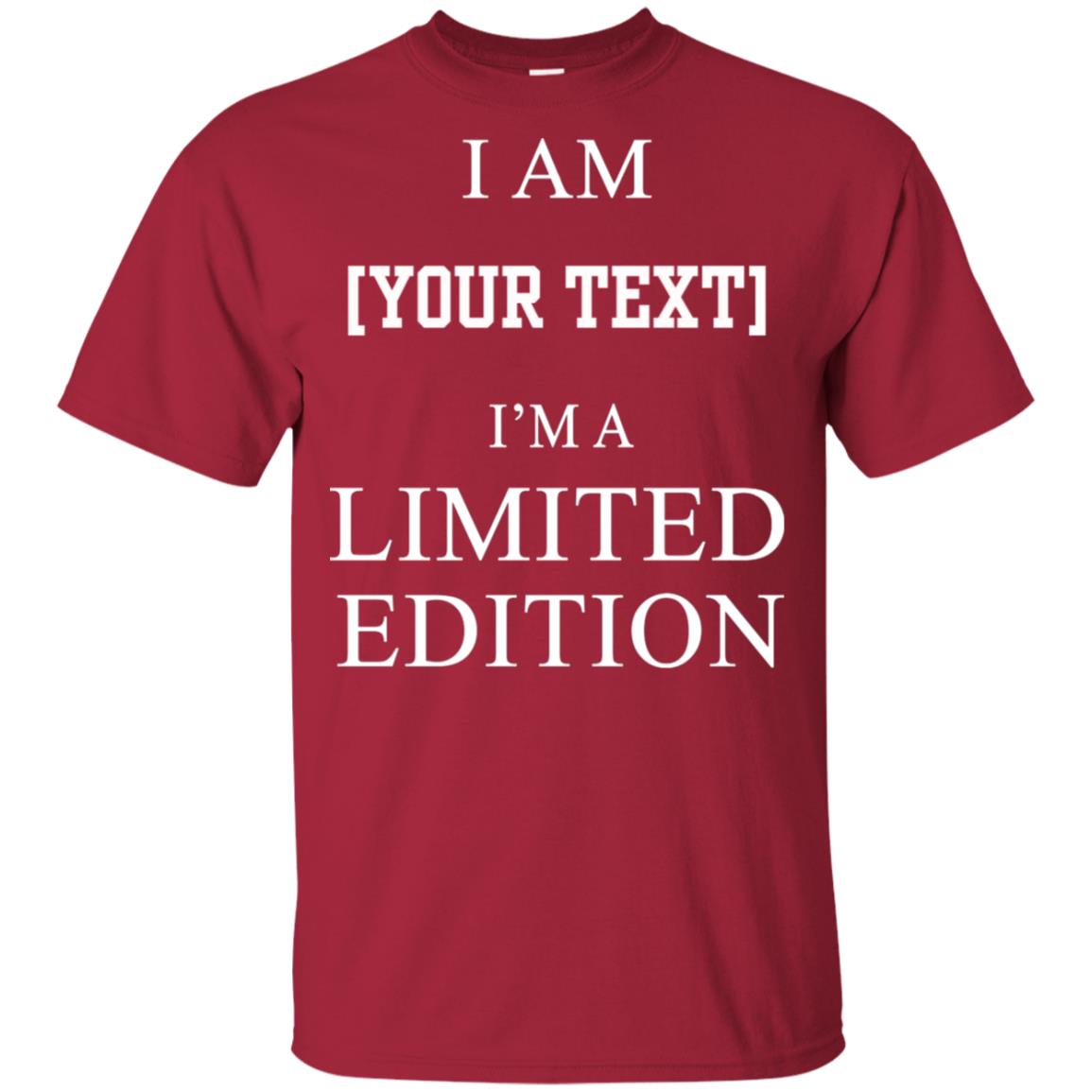 I Am A Limited Edition - Personalized | CubeBik