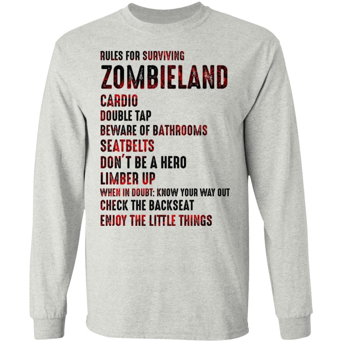 Camiseta Zombieland Rules Zombieland Survival Rules Shirt