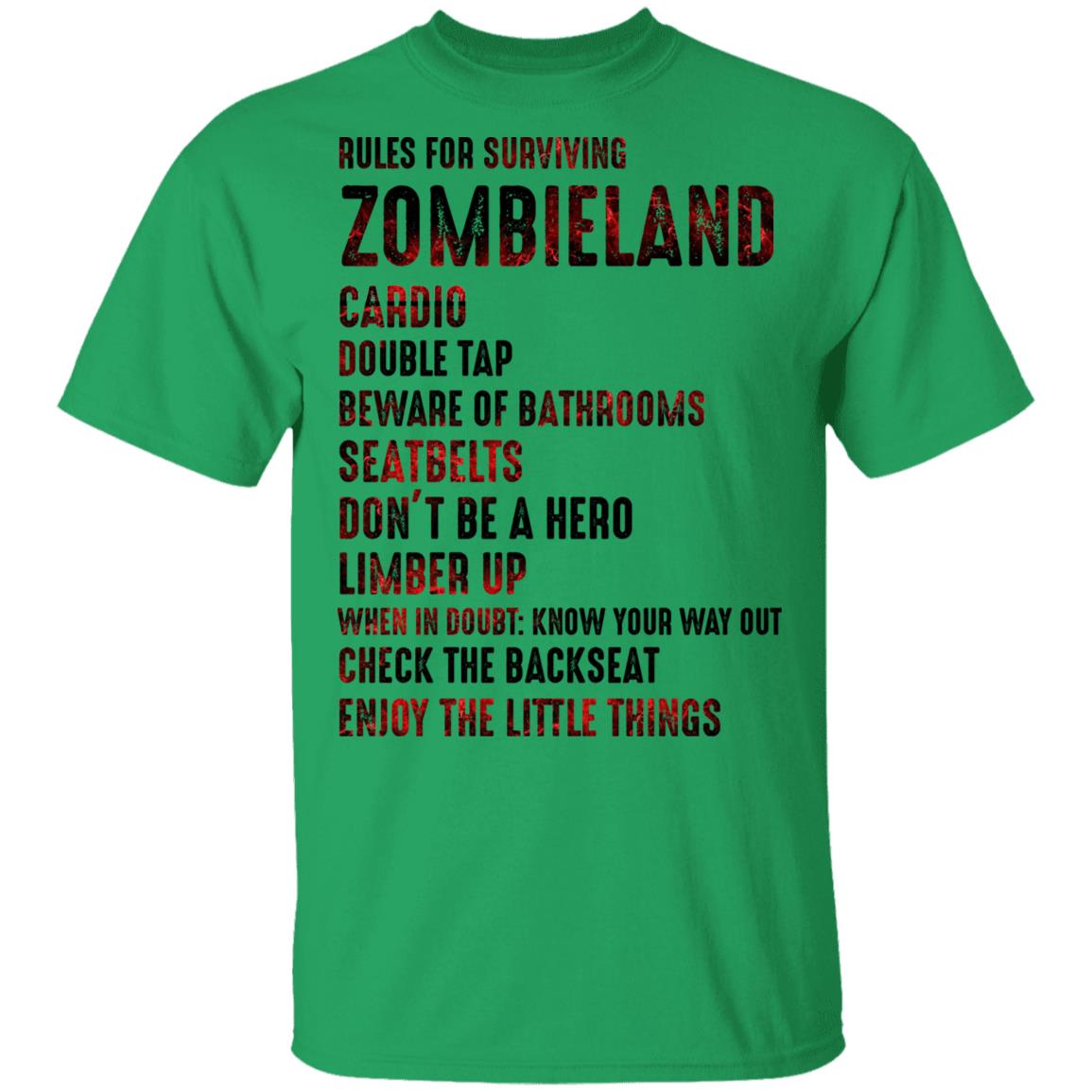 Camiseta Zombieland Rules Zombieland Survival Rules Shirt