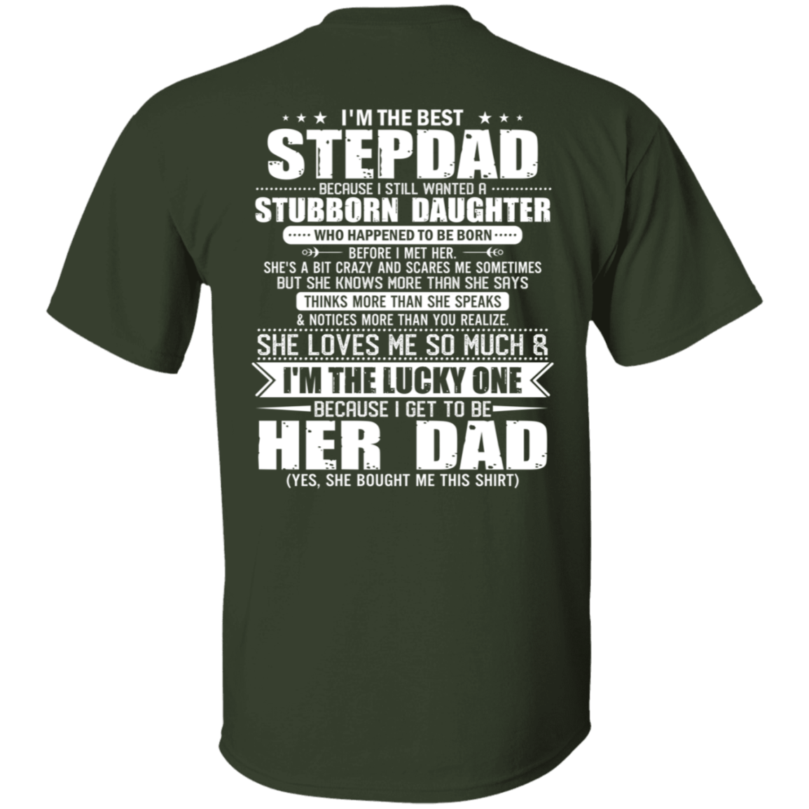 Step Dad T Shirts Happy Father's Day To Bonus Dad Old Man,
