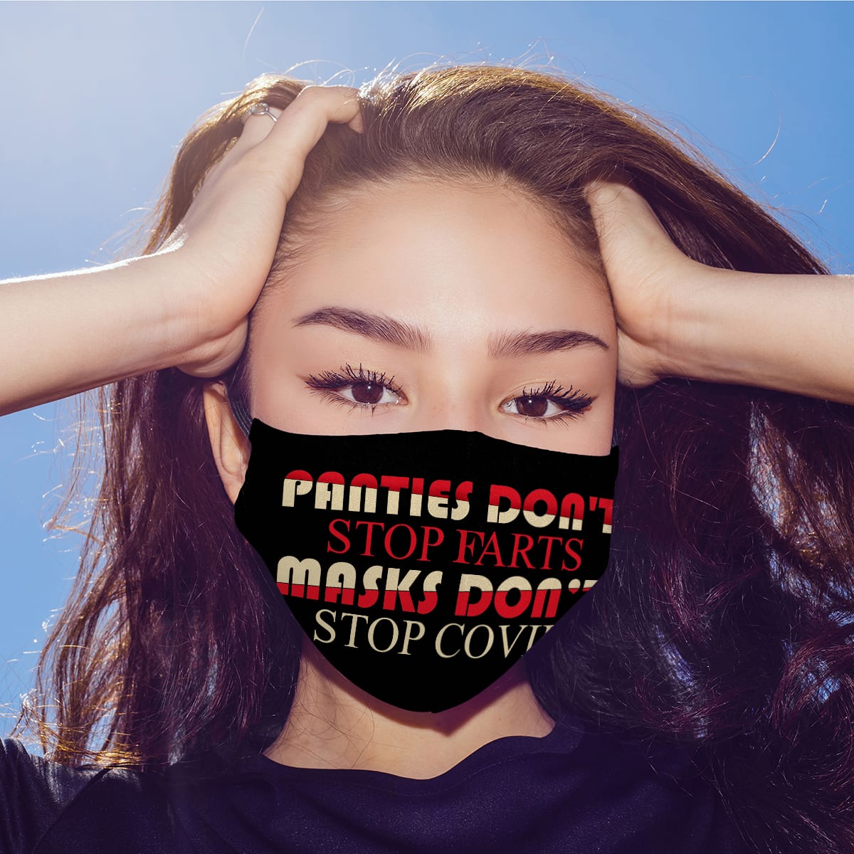 Panties Don't Stop Farts Mask | Panties Don't Stop Farts Masks Don't ...