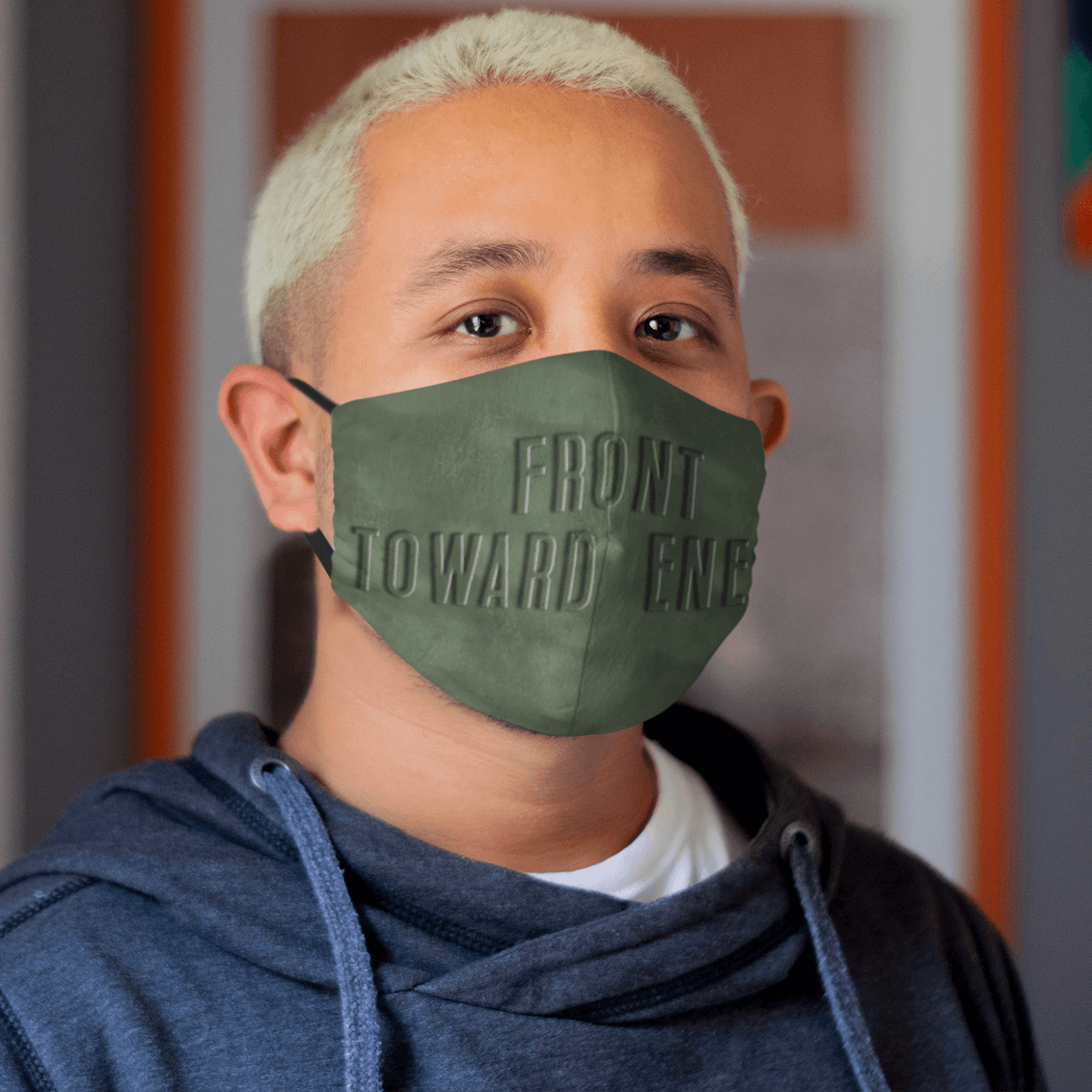 Front Toward Enemy Mask | Front Toward Enemy M18a1 Claymore Mine ...