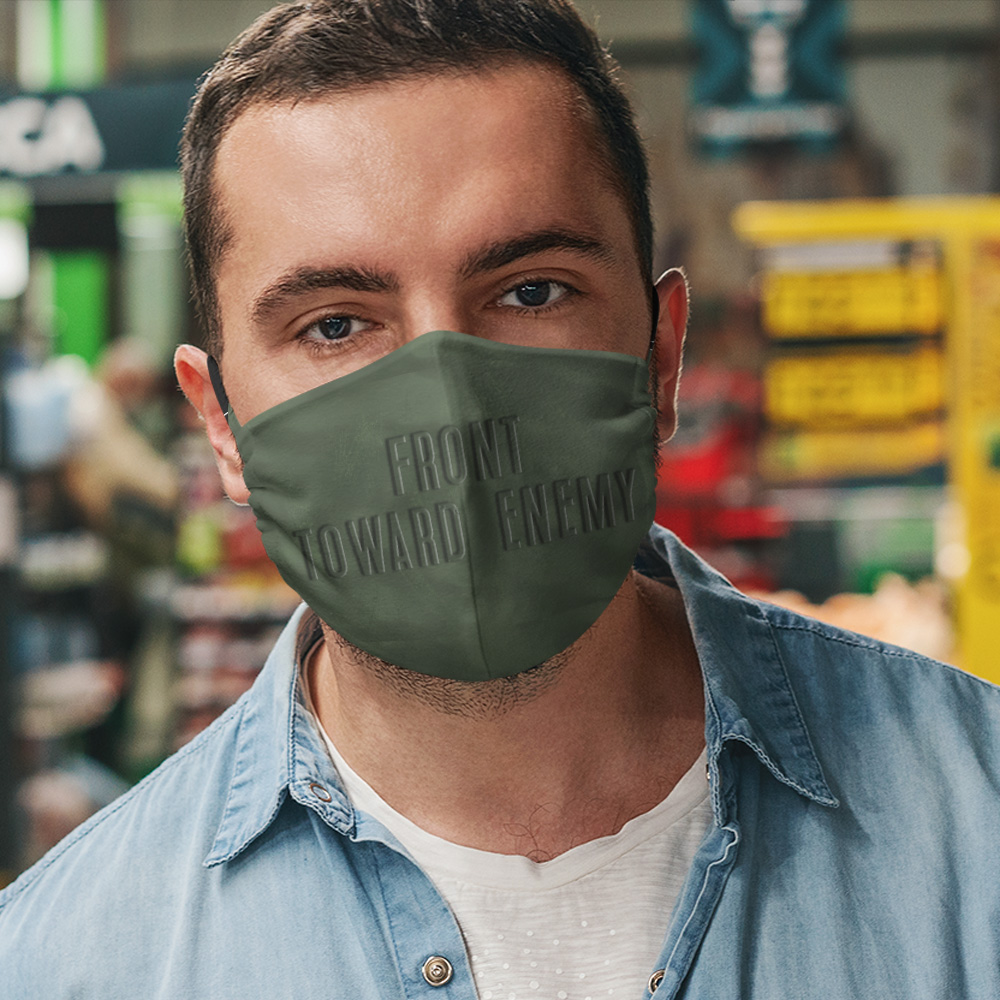 Front Toward Enemy Mask | Front Toward Enemy M18a1 Claymore Mine ...