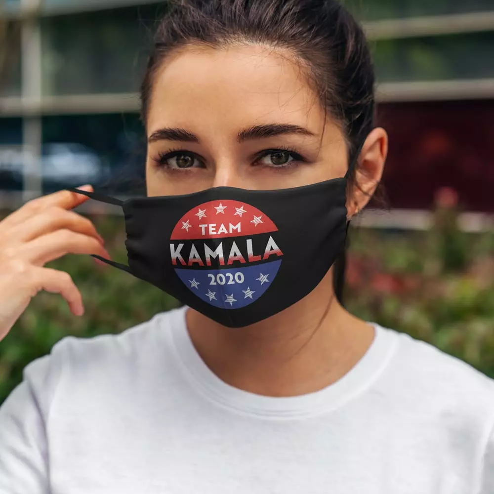 Kamala Harris Face Mask | Team Kamala 2020 Democrat Biden Harris 2020 ...