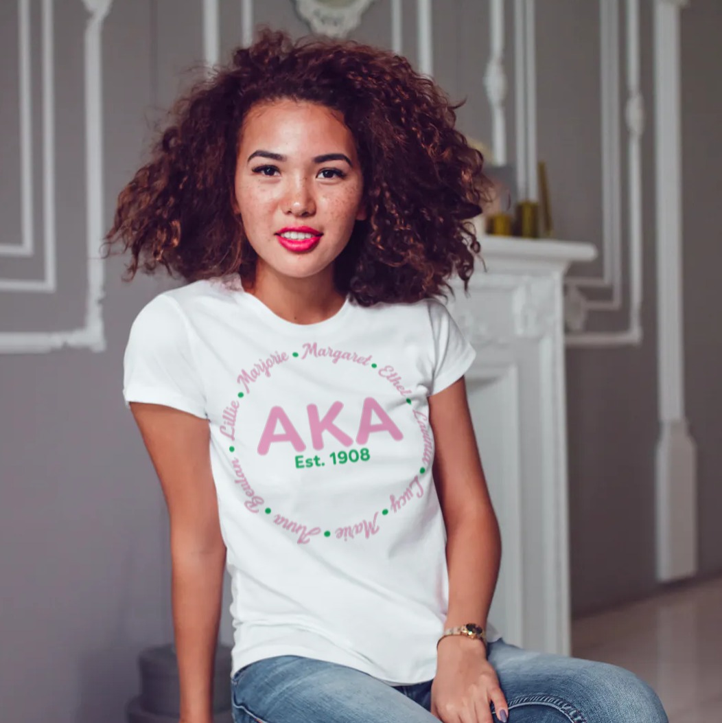 AKA Founders Shirt | AKA Founders AKA Sorority Est 1908 Comma La T ...