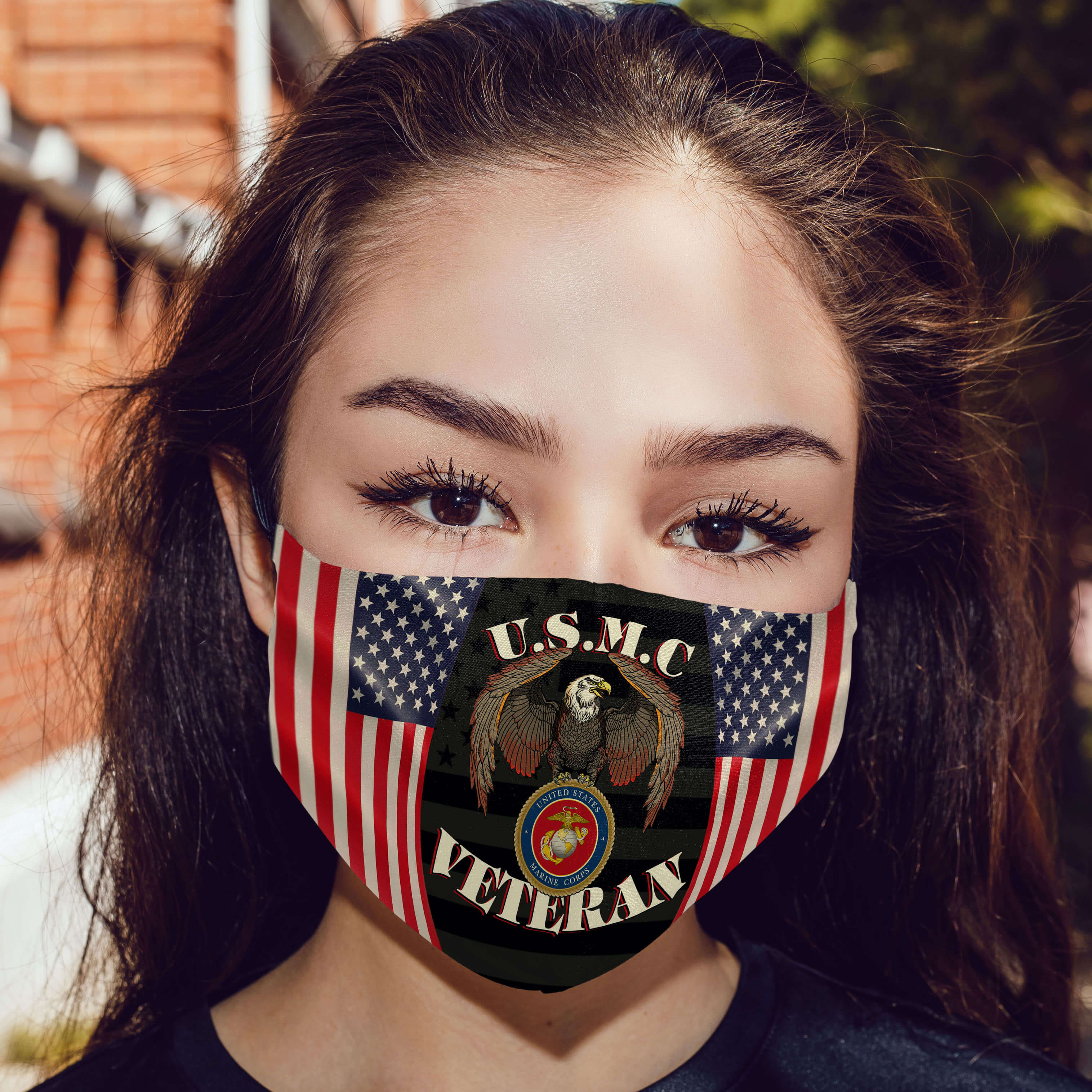 Usmc Veteran Mask | USMC Veteran Washable Reusable Face Mask Cover ...