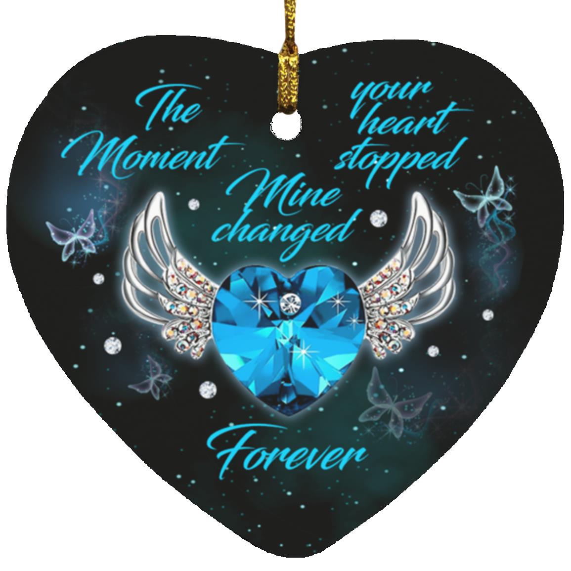 Personalized Gifts Custom Photo The Moment Your Heart Stopped, Mine ...