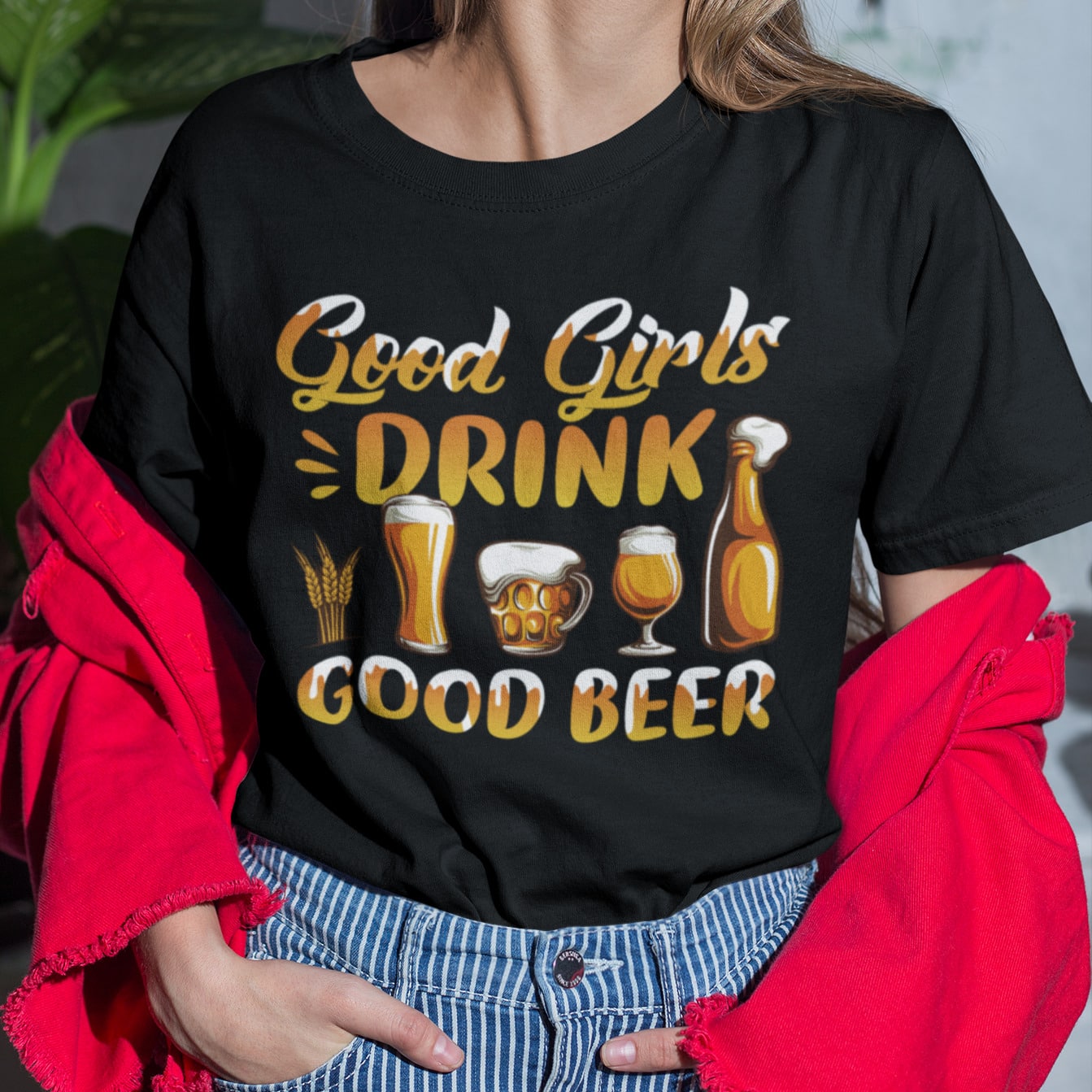 Good Girls Drink Good Beer T-shirt - Funny Beer Shirt - Beer Shirt For ...