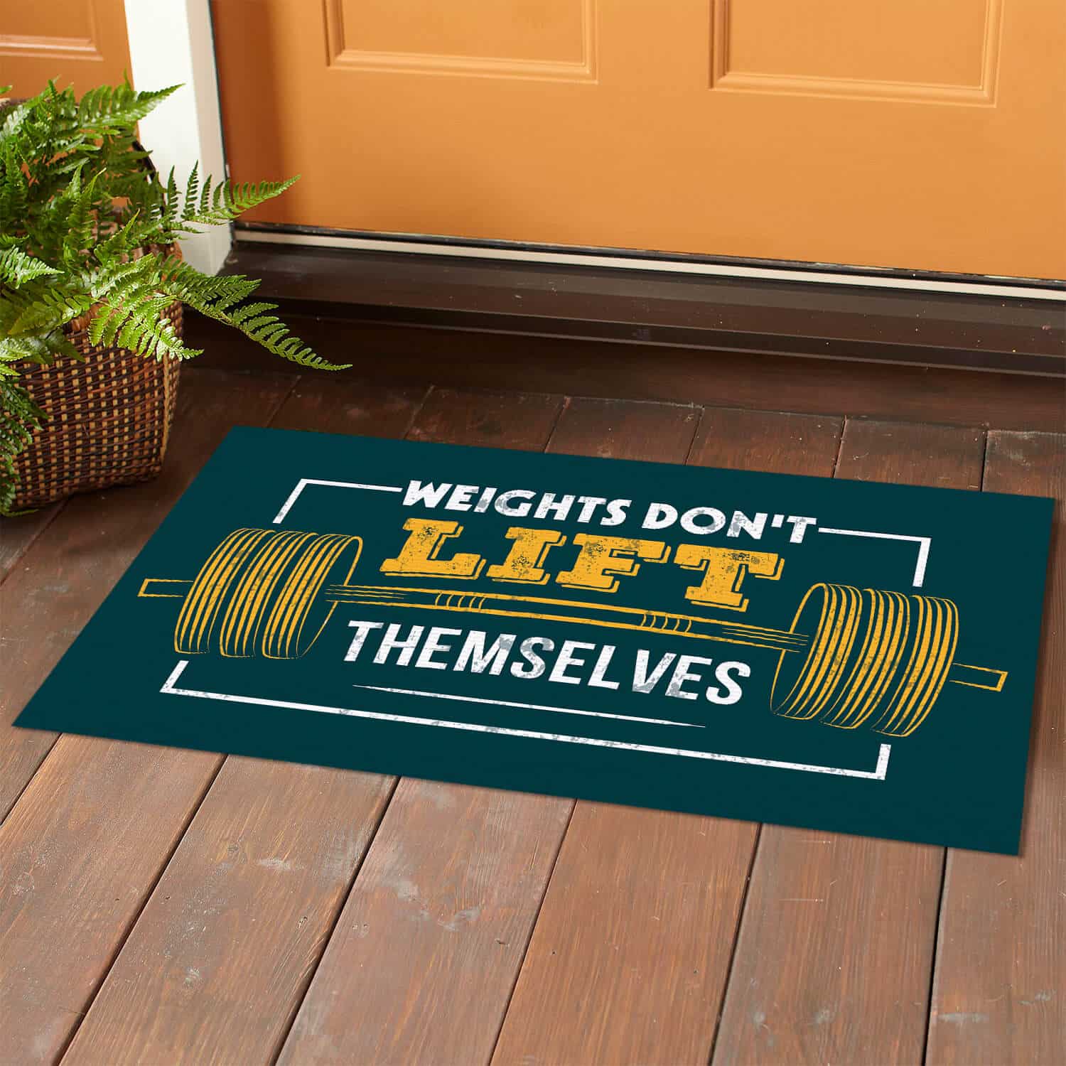 Weights Don't Lift Themselves Gym Workout Sports Indoor Outdoor ...
