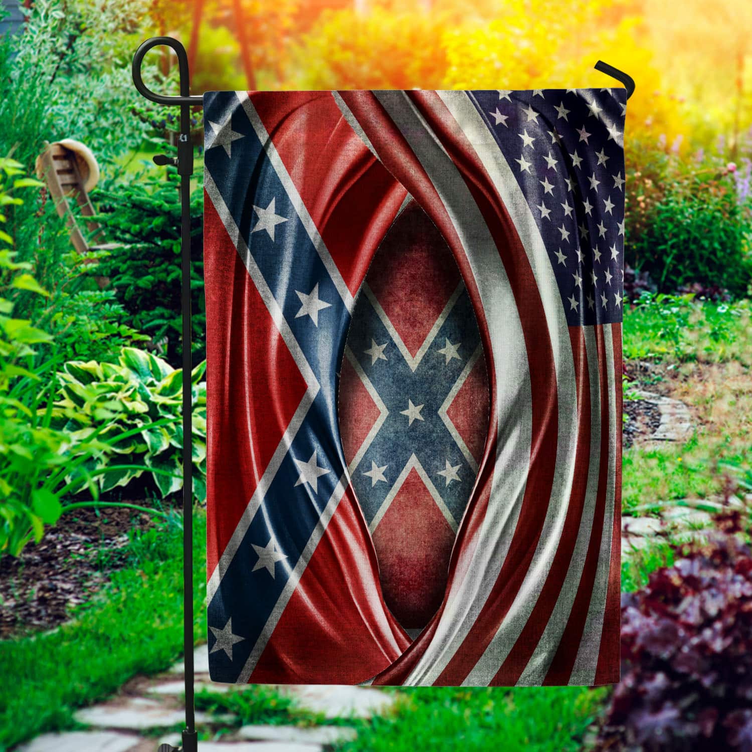 American Flag Vs Confederate Flag