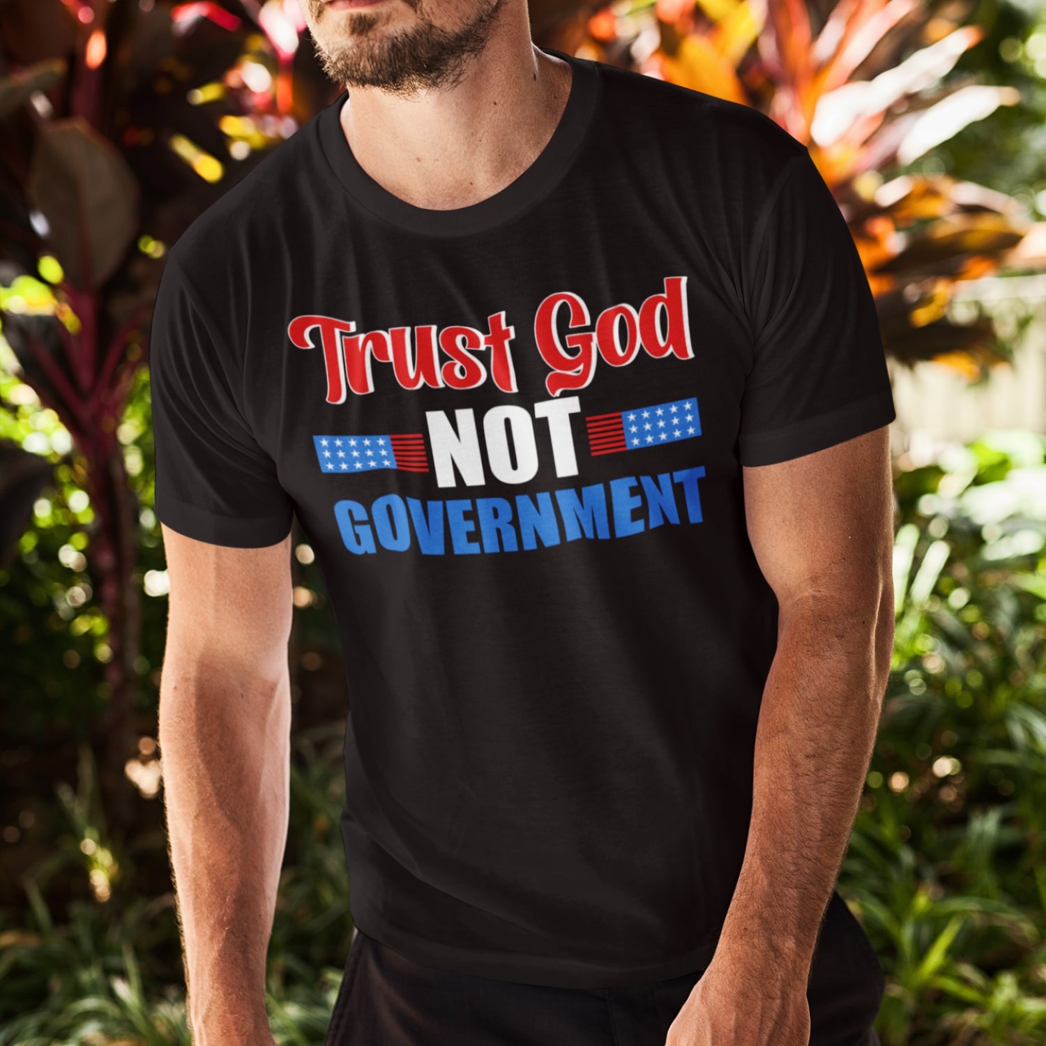 Trust God Not Government T-Shirt - Anti Government Shirt | CubeBik