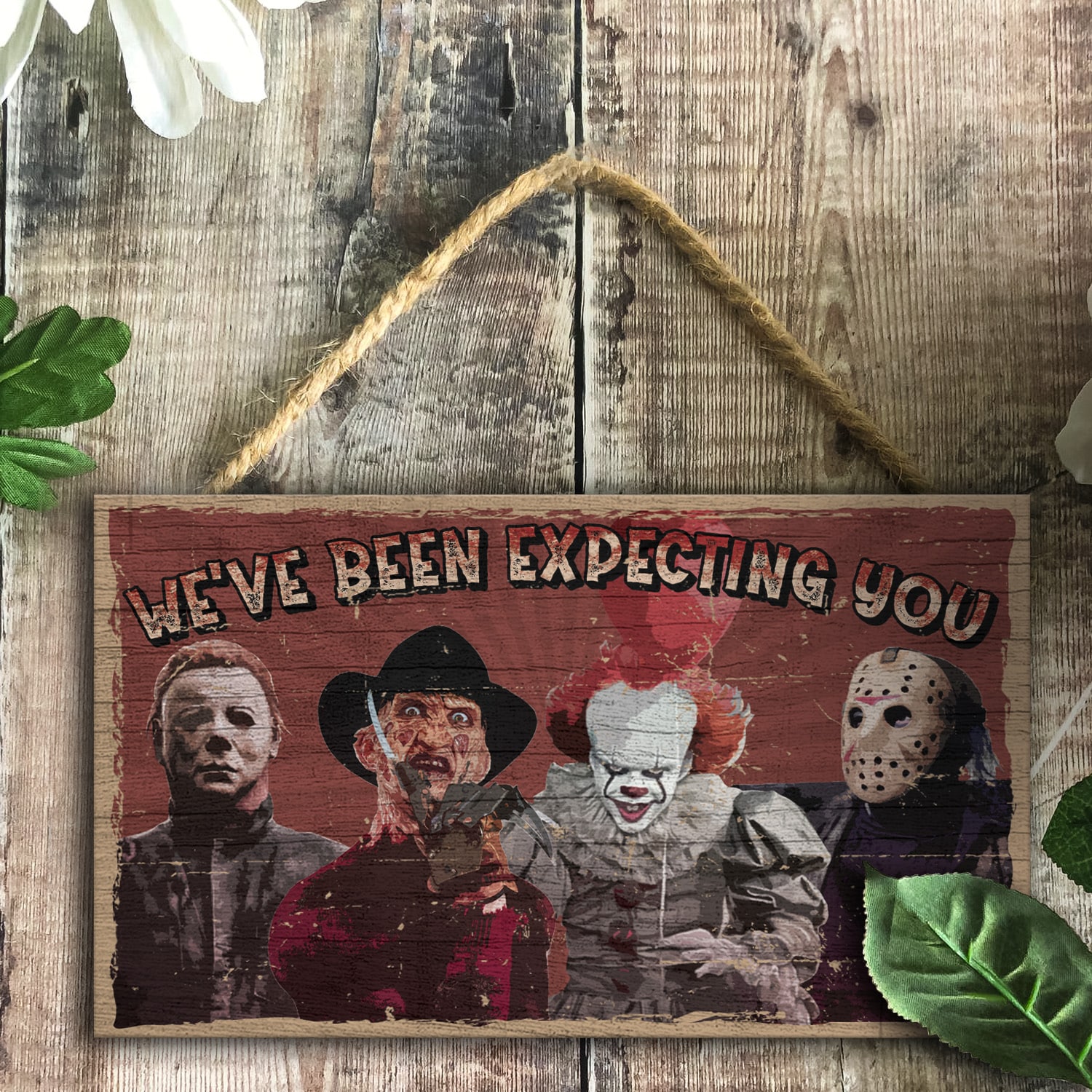 We Have Been Expecting You Halloween Horror Characters Decorative ...