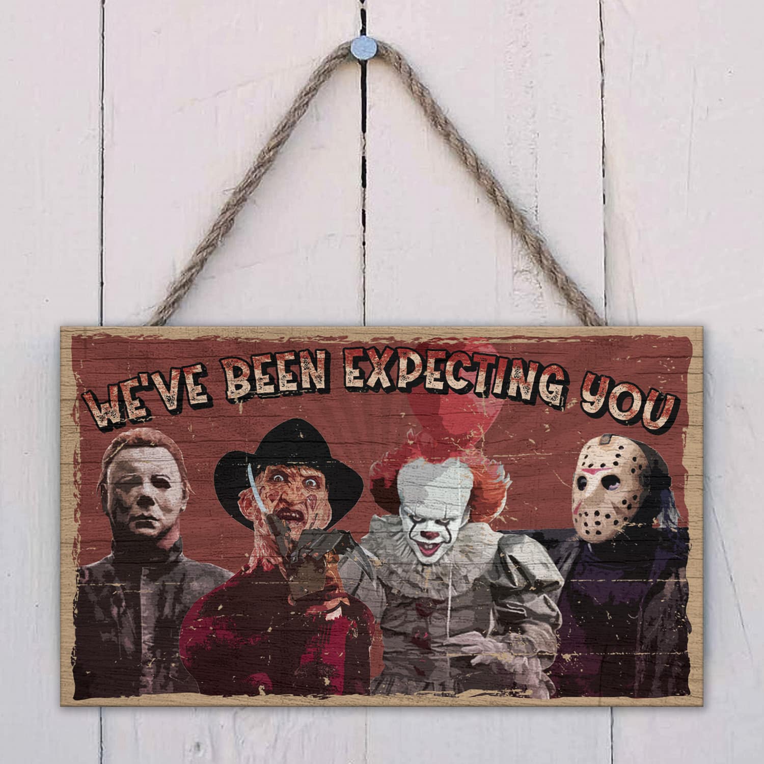 We Have Been Expecting You Halloween Horror Characters Decorative ...