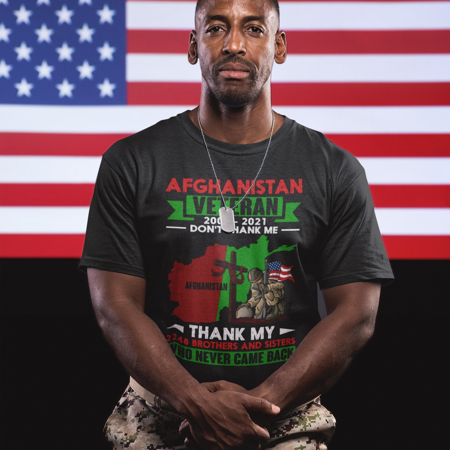 Afghanistan Veteran 2001 2021 Don't Thank Me Thank My Brothers And ...