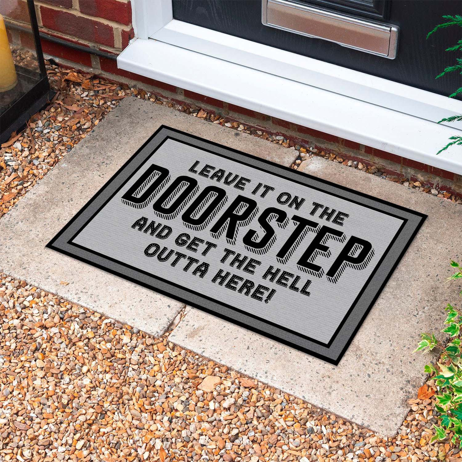 Leave It on the Doorstep and Get Out Funny Introvert Entrance Indoor ...