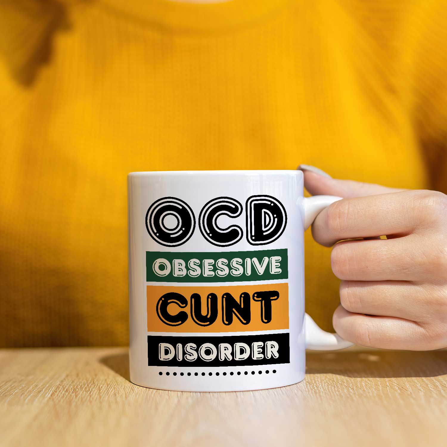 OCD Obsessive Cunt Disorder Funny Coffee Mug Cups - Gifts for Friends ...