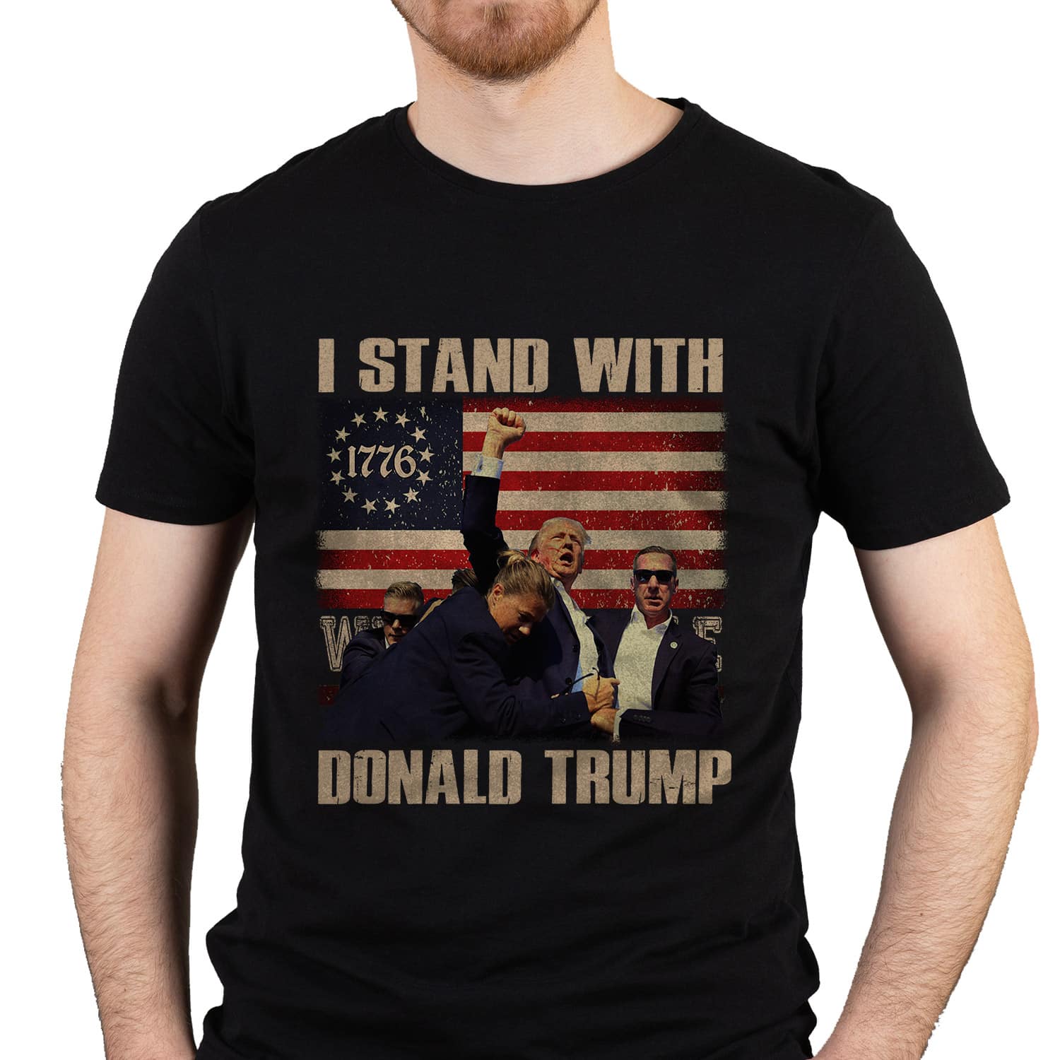Support Trump Shirt | I Stand With Donald Trump 2024 T-Shirt - Support ...