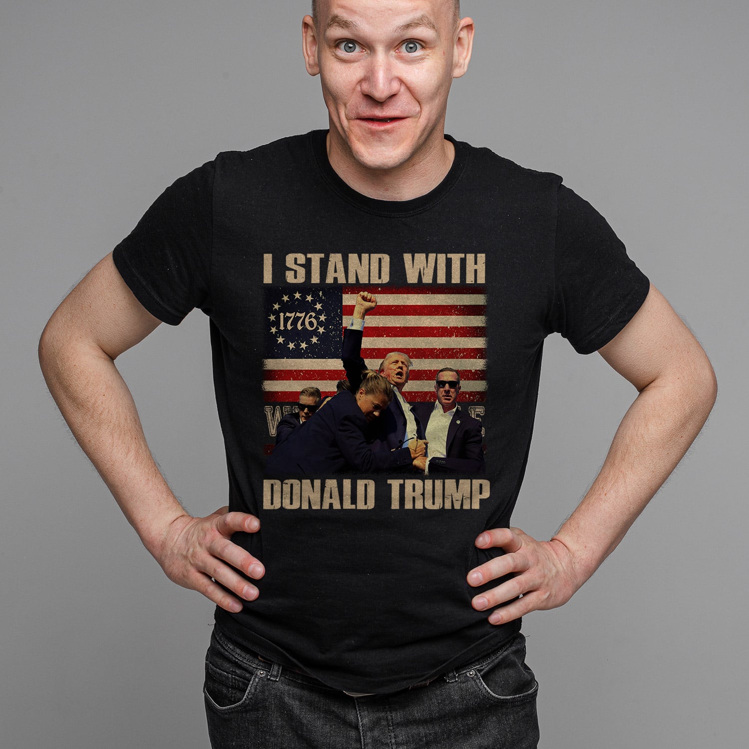 Support Trump Shirt | I Stand With Donald Trump 2024 T-Shirt - Support ...
