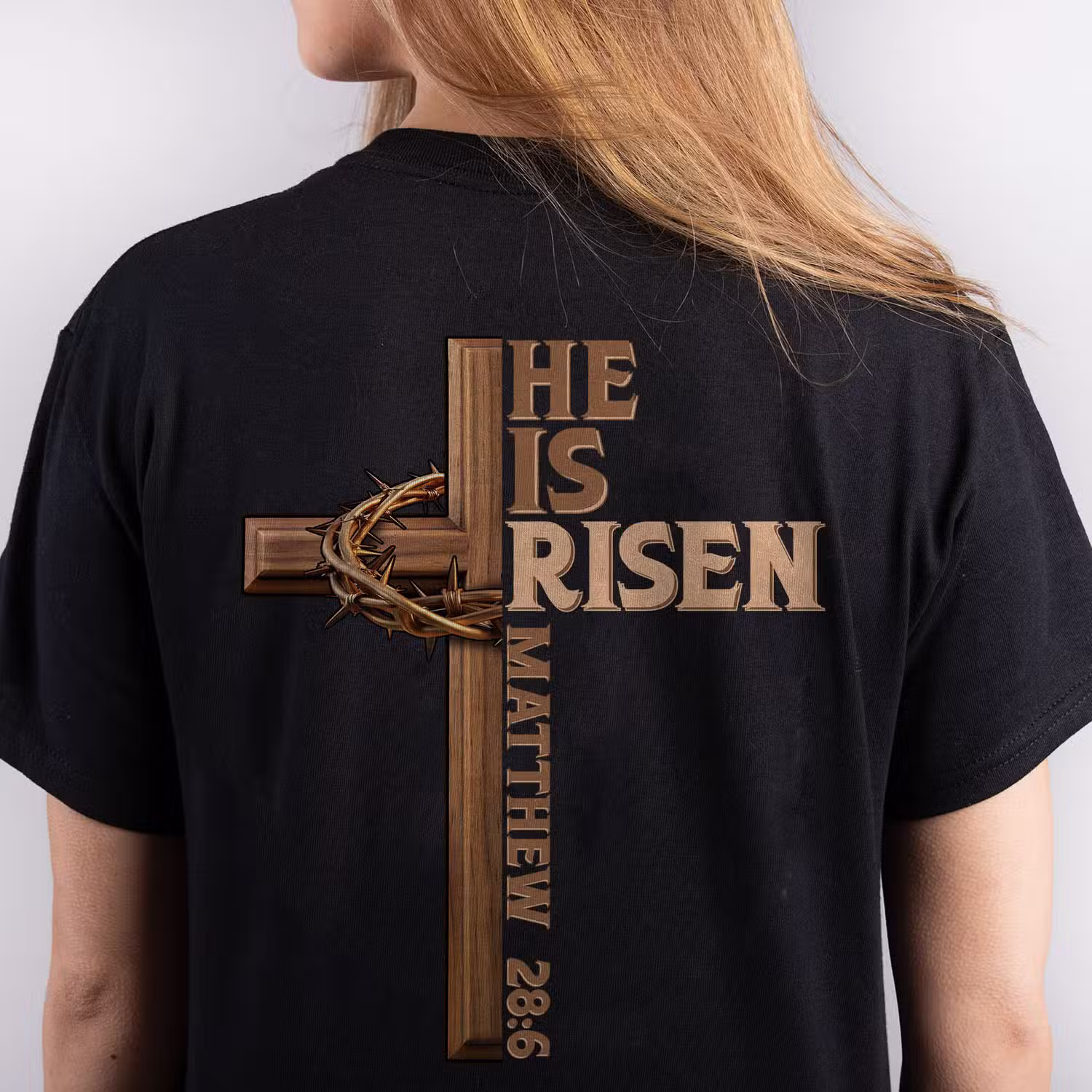 Jesus Lover Shirt | He Is Risen Matthew 28:6 Jesus Cross Christian ...