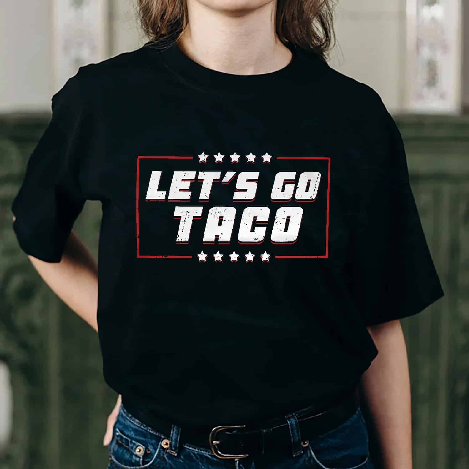 Trump Taco Shirt | Let's Go Taco Funny Political Taco T-Shirt | CubeBik